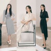 미샤 Michaa X 송혜교 24 Spring 캠페인 화보 패션 여성 블라우스 트위드 자켓 하객 원피스 여자 셋업